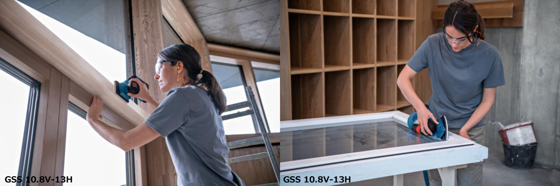 3種類のベースプレートに交換可能。マルチに使えるボッシュのプロ用コードレス吸じんオービタルサンダー「GSS 18V-13H（本体のみ）」と「GSS 10.8V-13H（本体のみ）」2機種が新 ...